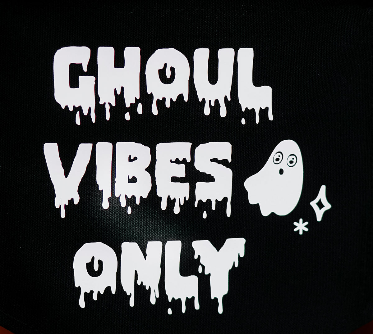 "Ghoul Vibes Only" Canvas Pendant Sign – Twig And Stone